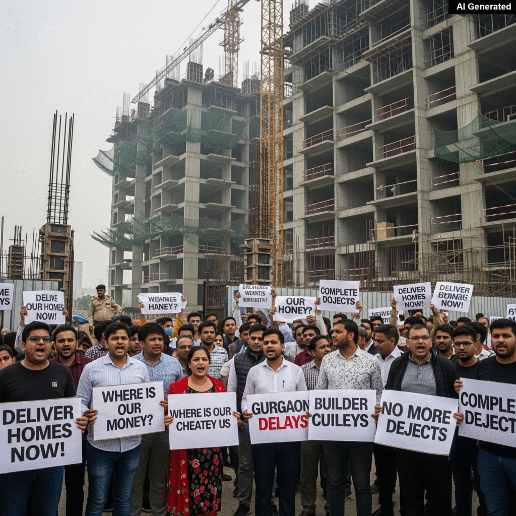 9 years on, Housing Project stuck : Gurgaon Housing Fraud - Dreamworld ...